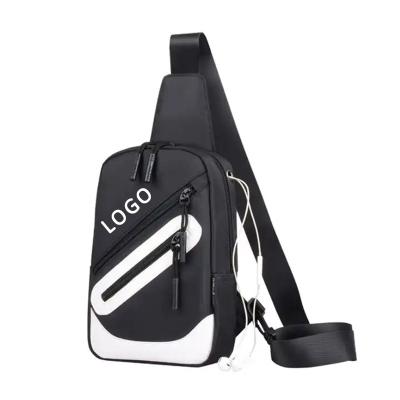 China Foldable Waterproof Cross Body Sling Shoulder Messenger Chest Bag For Men and Women for sale