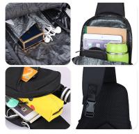 China Foldable Waterproof Cross Body Sling Shoulder Messenger Chest Bag For Men and Women for sale