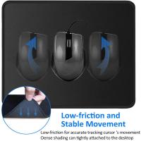 China Materail Natural Rubber fabric Non-Slip Mouse Pad Base for Laptop Wireless Mouse for sale