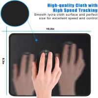 China Materail Natural Rubber fabric Non-Slip Mouse Pad Base for Laptop Wireless Mouse for sale