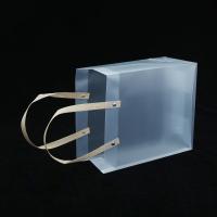 China Custom Logo Clear Transparent Waterproof Festival Package for Gifts Pp Plastic Handle for sale