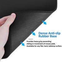 China Materail Natural Rubber fabric Non-Slip Mouse Pad Base for Laptop Wireless Mouse for sale