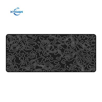 China Custom Sublimation Gaming Mouse Pad with Minimalist Line Design and NO Wireless Charging for sale