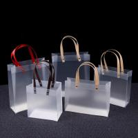 China Transparent PP Plastic Gift Bag with Hot Pressing and Machine Sewing Workmanship for sale