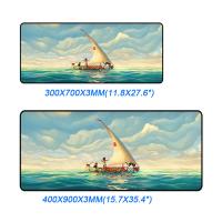China XXL XXXL Personalized Rubber Mousepad for Large Desk 400*900mm Anime Gamer Mat Print for sale