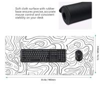 China CMYK Sublimation Printing 400x900x3mm XXL Fabric Waterproof Anti-Slip Rubber Desk Mat Pad for Gaming Mouse for sale