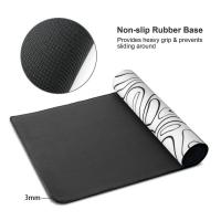 China CMYK Sublimation Printing 400x900x3mm XXL Fabric Waterproof Anti-Slip Rubber Desk Mat Pad for Gaming Mouse for sale