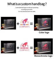 China Customized XYDAN Shopping Bags Plastics Top Sales Transparent PP PVC Organza Bag for sale