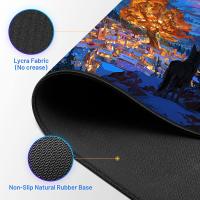 China Over Locked Edge Waterproof Fabric Gaming Mat for Desktop Keyboard Stocked and Durable for sale