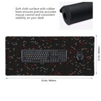 China Custom Playmat Xxl Xxxl 400x900 Rubber Large Gaming Line Mouse Pad for Laptop/Desktop for sale