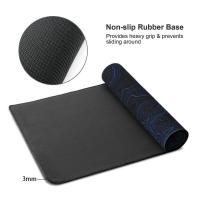 China Smooth Surface Custom Blue Line Design Mouse Pad for Computer Accessories Sublimation for sale