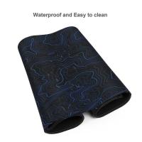 China Smooth Surface Custom Blue Line Design Mouse Pad for Computer Accessories Sublimation for sale