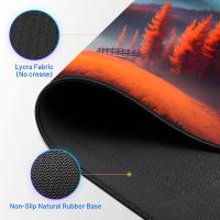 China Custom Gaming Mouse Mat HEATED Material Mouse Pad For Keyboard And Mouse Nonslip Design for sale