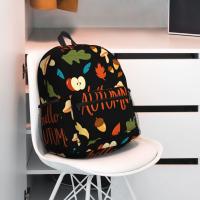 China DTG Printed Oem Backpack With Water-Resistant Metallic Fabric for Custom Cheerleading for sale
