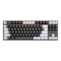 China Professional Wired Mechanical Gaming Keyboard with 87 Keys LED Backlit and Metal Panel for sale