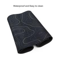 China Black White Marble Desk Mat Smooth Surface Gaming Mouse Pad for Computer Accessories for sale
