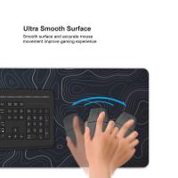 China Black White Marble Desk Mat Smooth Surface Gaming Mouse Pad for Computer Accessories for sale