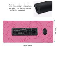 China Customizable Gaming Desk Mats with CMYK Sublimation Printing and OEM Pattern 900*400*3mm for sale