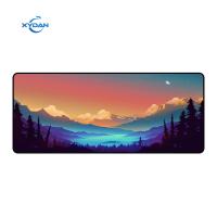 China Screen Printed Logo Desk Mat with Customized Sublimation and Radiation Protection for sale