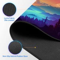 China Screen Printed Logo Desk Mat with Customized Sublimation and Radiation Protection for sale
