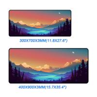 China Screen Printed Logo Desk Mat with Customized Sublimation and Radiation Protection for sale