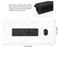 China Desktop Extended Gaming Mat Xxxl Stitching Edge Desk Pad Mat Mouse Pad Gamer Square for sale