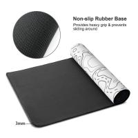 China Natural Rubber fabric Minimalist Line Large Mouse Pads for Custom Sublimation Gaming for sale