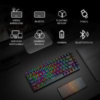 China Multi Keys Anti-ghosting 84 Key PBT Keycap Gaming Keyboard for Gaming Enthusiasts for sale