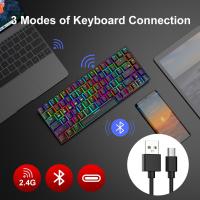 China Multi Keys Anti-ghosting 84 Key PBT Keycap Gaming Keyboard for Gaming Enthusiasts for sale