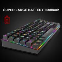 China Multi Keys Anti-ghosting 84 Key PBT Keycap Gaming Keyboard for Gaming Enthusiasts for sale
