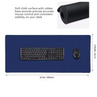 China Computer Accessories XXL Rubber Base Desk Mat with Stitched Edges Keyboard Mouse Mat Desk Pad for sale