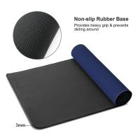 China Computer Accessories XXL Rubber Base Desk Mat with Stitched Edges Keyboard Mouse Mat Desk Pad for sale