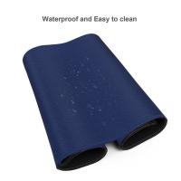 China Computer Accessories XXL Rubber Base Desk Mat with Stitched Edges Keyboard Mouse Mat Desk Pad for sale