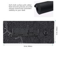 China Laptop/Desktop Gaming Mouse Pad Waterproof 3mm Thick Customizable Mouse Mat 900x400 for sale