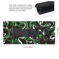 China Custom Waterproof 40x90 Strata Liquid Printing Mousepad for Computer Accessories for sale