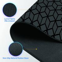 China Custom Xxl Xl Large Big Black Lattice Sublimation Rubber Gaming Mouse Pads for Gamers for sale