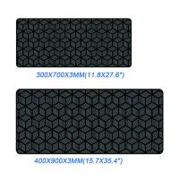 China Custom Xxl Xl Large Big Black Lattice Sublimation Rubber Gaming Mouse Pads for Gamers for sale