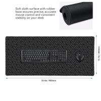 China Custom Logo Gaming Mouse Pad Waterproof Desk Mat 400x900 Sublimation Style for OEM ODM for sale