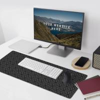 China Basic Gaming Mouse Pad Natural Rubber Fabric Custom 400x900 Abstract Texture Mat for sale