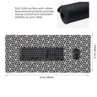 China 900*400*3mm Stock Waterproof Desk Mats with Printed Rubber Mouse Pads and Custom Size for sale