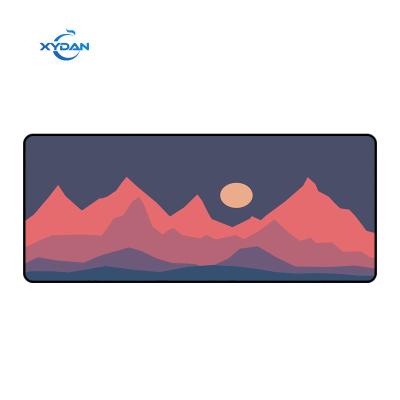 China Popular Pattern Gaming Mouse Pad with Rubber Base and Smooth Polyester Fabric Surface for sale