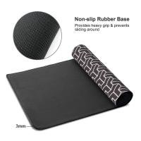 China 900X400 Xxl Brown White Mouse Mat for PC Desk Natural Rubber fabric Keyboard Pad for sale
