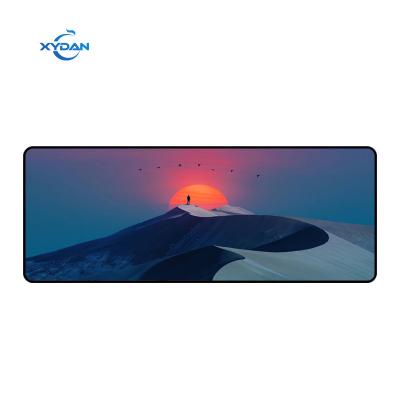 China Private Mold Sun Mouse Pad Custom Art Printing Gaming Mousepad with Natural Rubber for sale