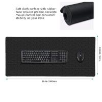 China 400x900x3mm Abstract Design XXL Anti-Slip Rubber Desk Mat Waterproof Style for Gamer for sale