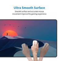 China Private Mold Sun Mouse Pad Custom Art Printing Gaming Mousepad with Natural Rubber for sale