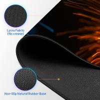 China 40*90 Rectangle Non-Slip Rubber Gaming Mouse Pad with Custom Logo Print ROHS Approved for sale