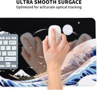 China XXL Rubber Gaming Mouse Pad for PC Keyboard Waterproof Non Slip Desk Mat 700*300*3mm for sale