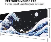 China XXL Rubber Gaming Mouse Pad for PC Keyboard Waterproof Non Slip Desk Mat 700*300*3mm for sale