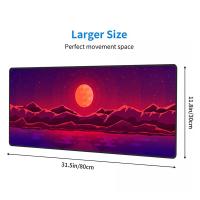 China NO Wireless Charging XXL Large Gaming Mousepad with Personalised Sublimation Logo for sale