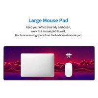 China NO Wireless Charging XXL Large Gaming Mousepad with Personalised Sublimation Logo for sale